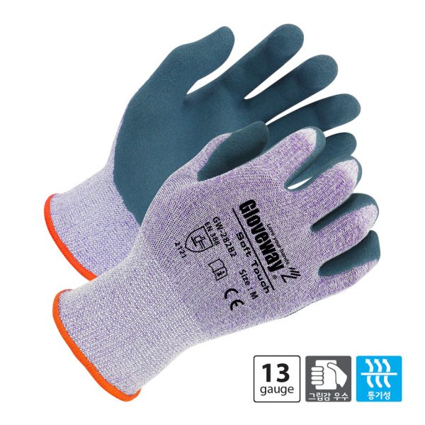 Gloveway 주에스비더블유 작업장갑안전장갑베임방지장갑코팅장갑이중코팅장갑방수장갑기름장갑여름장갑겨울장갑